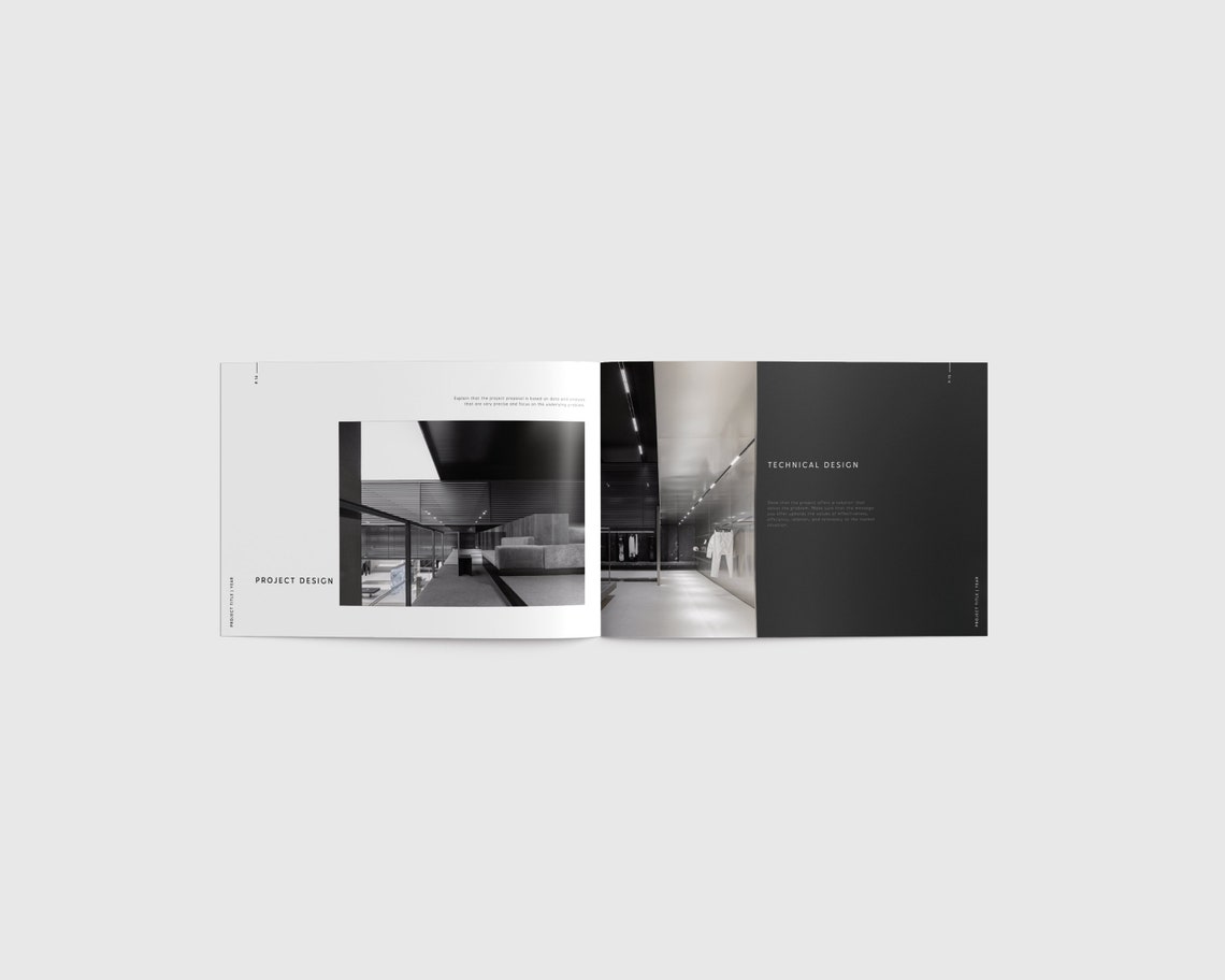 Black and White Portfolio Template | Canva Architecture Portfolio ...