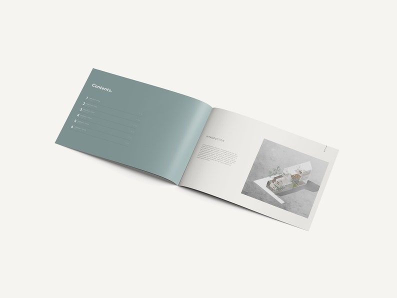 Minimalist Portfolio Resume Templates | Indesign Architecture Portfolio ...