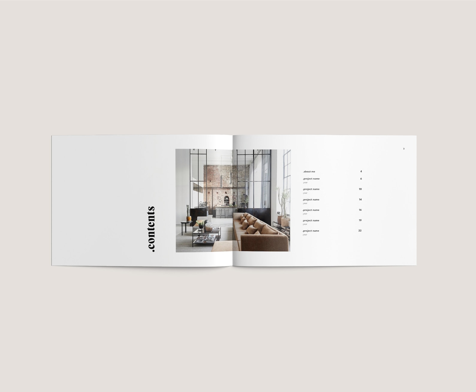 Portfolio Template | Indesign Architecture Portfolio Brochure - Etsy