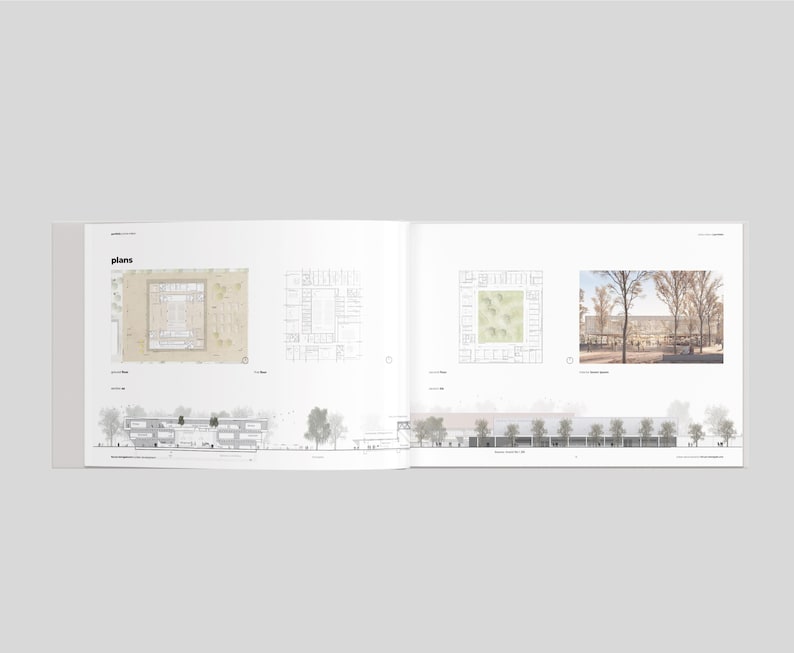 Professional A3 Portfolio Template | Indesign Architecture Portfolio A3 ...