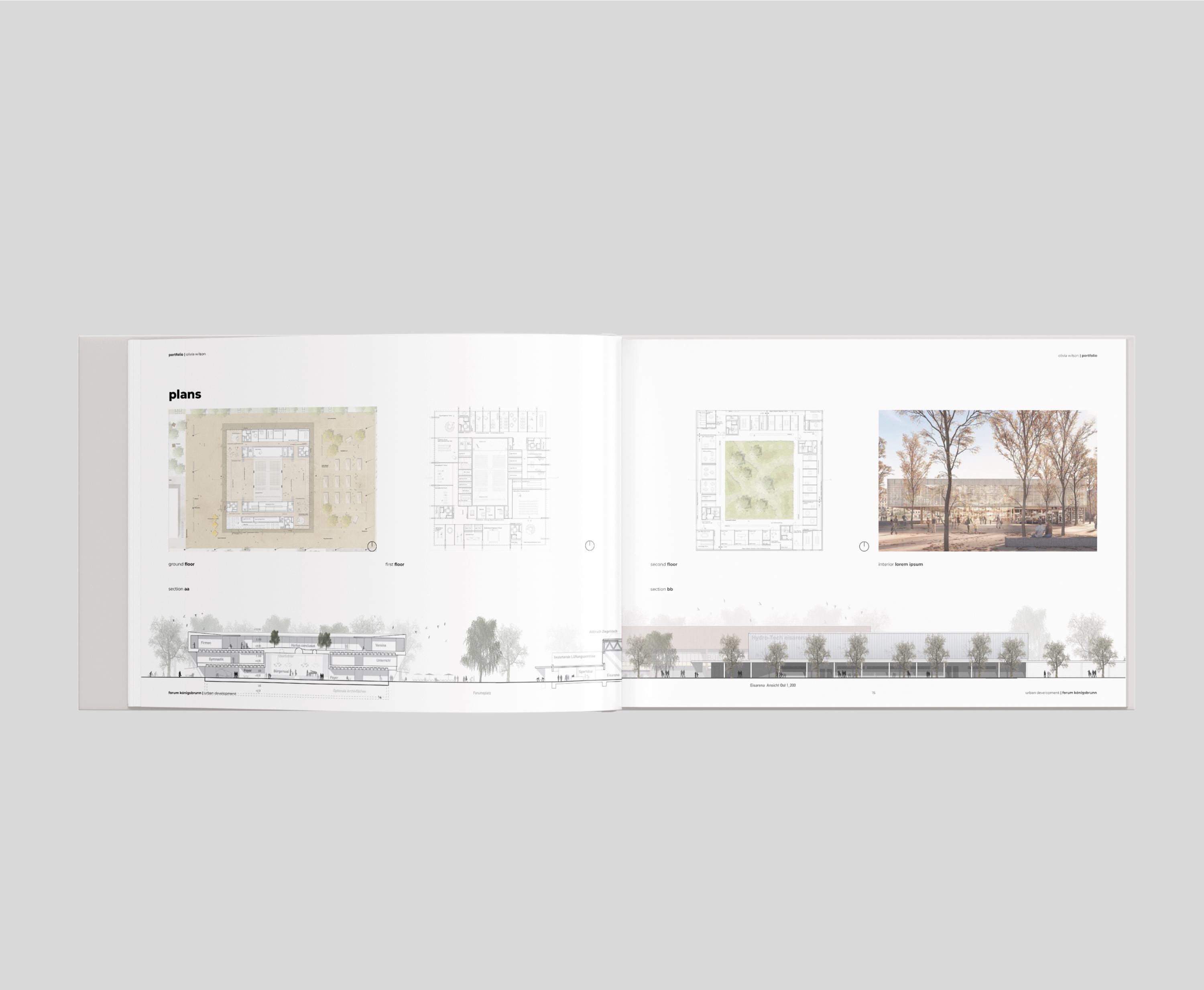 Professional A3 Portfolio Template | Indesign Architecture Portfolio A3 ...