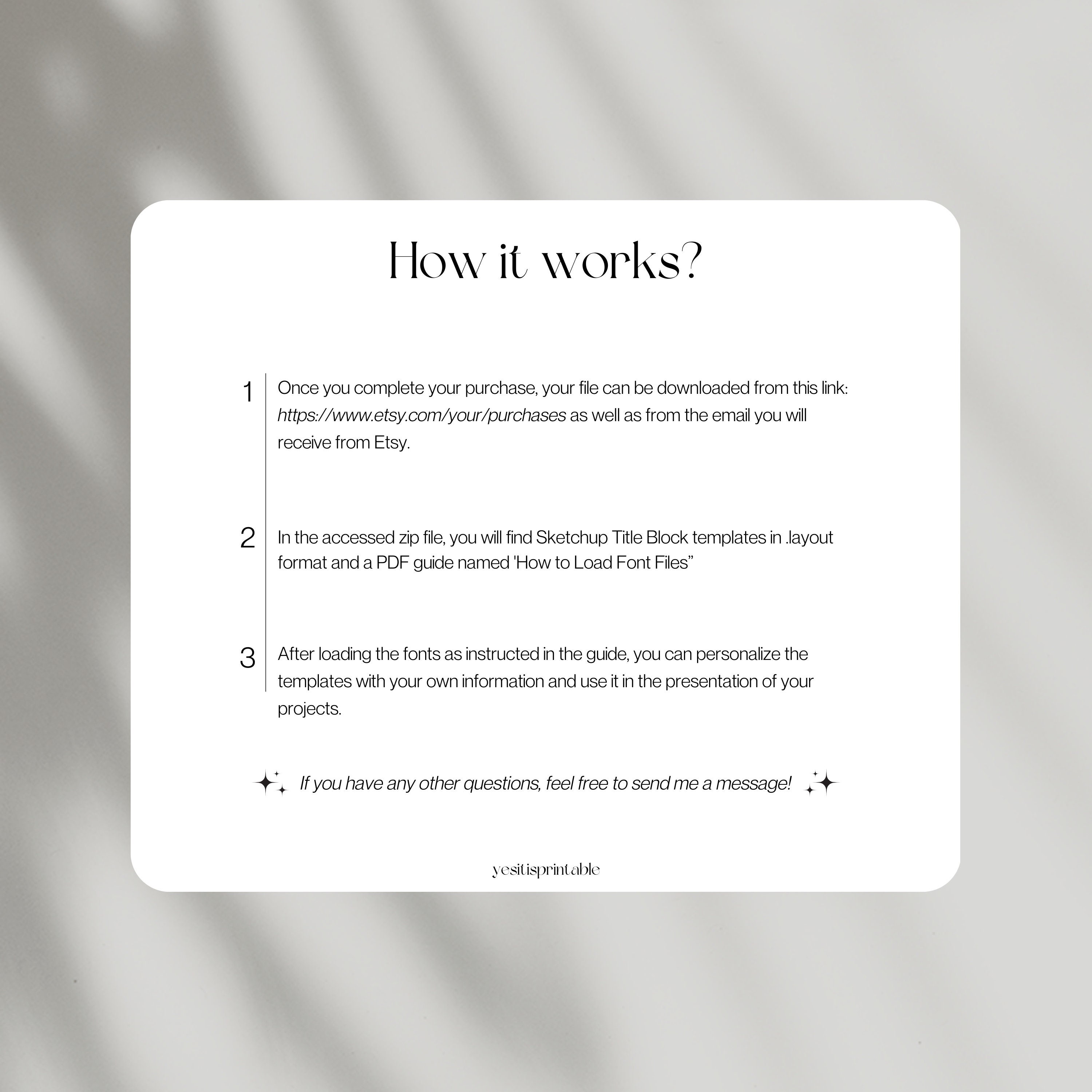 Minimalist Architect Title Block Templates | Sketchup Title Block ...