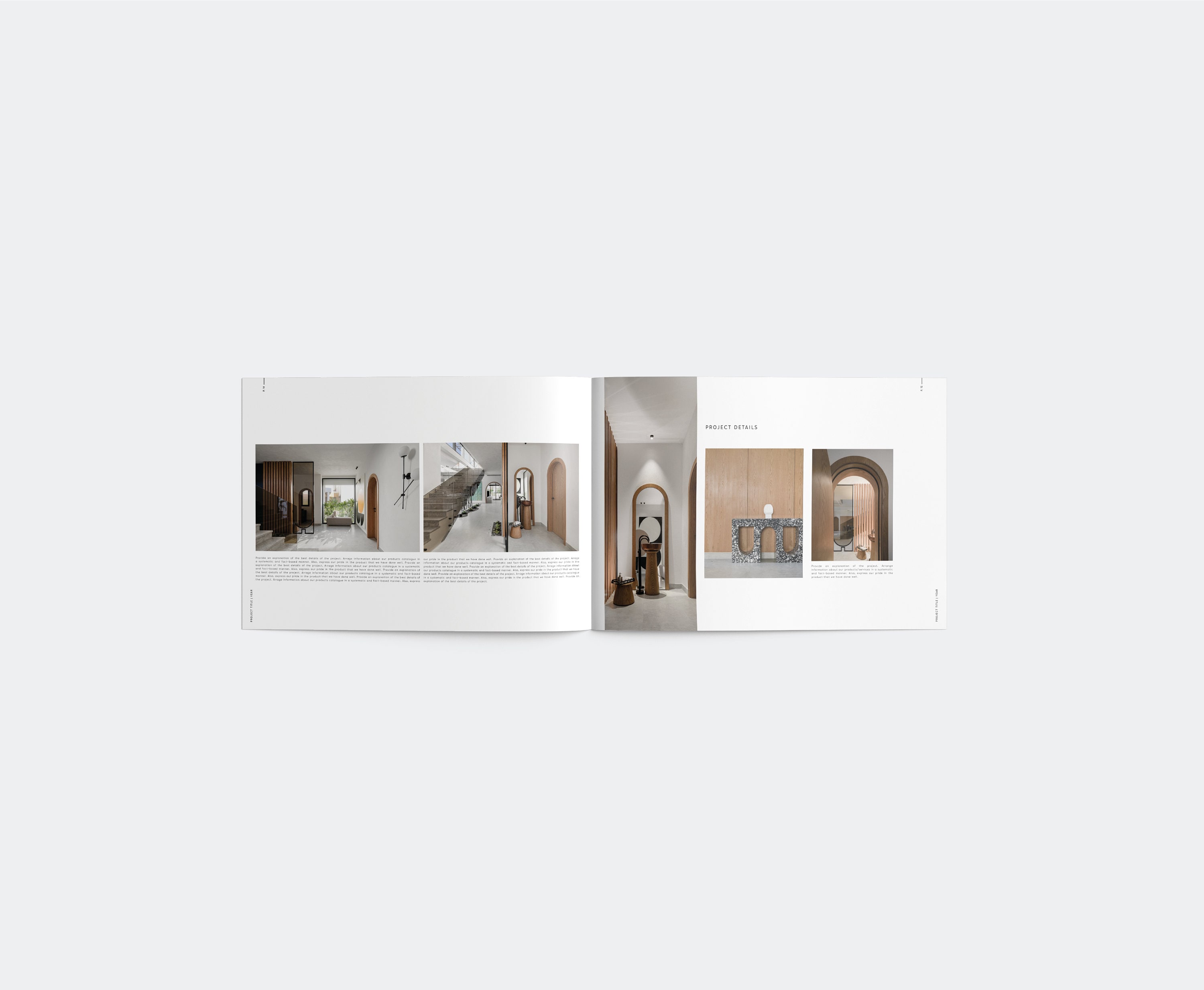 A3 Portfolio Template | Indesign Architecture Portfolio Brochure | Minimalist Design Portfolio ...
