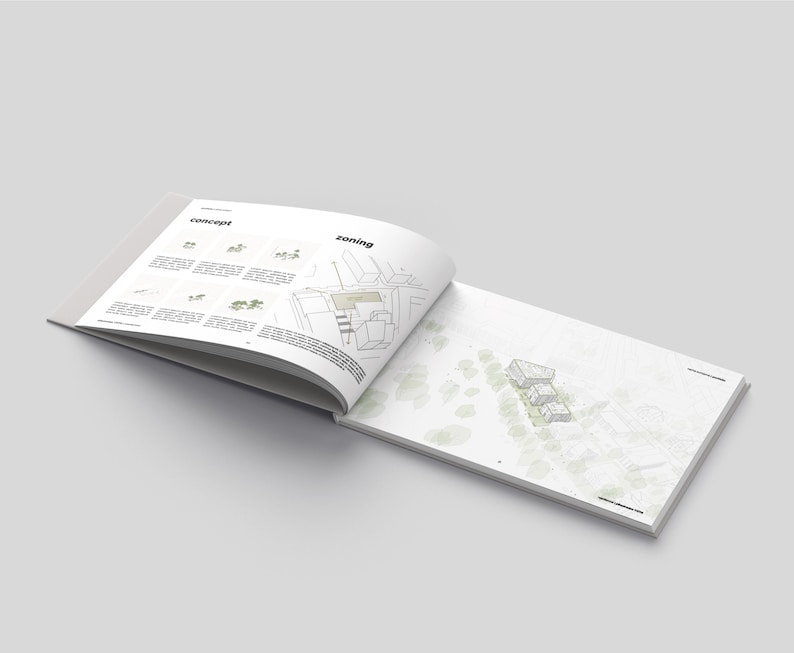 Professional A4 Portfolio Template Indesign, Architecture Portfolio ...