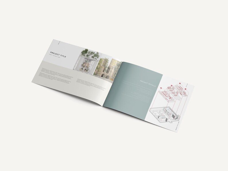 Minimalist Portfolio Resume Templates | Indesign Architecture Portfolio ...