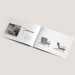 Portfolio Template | Indesign Architecture Portfolio Brochure - Etsy