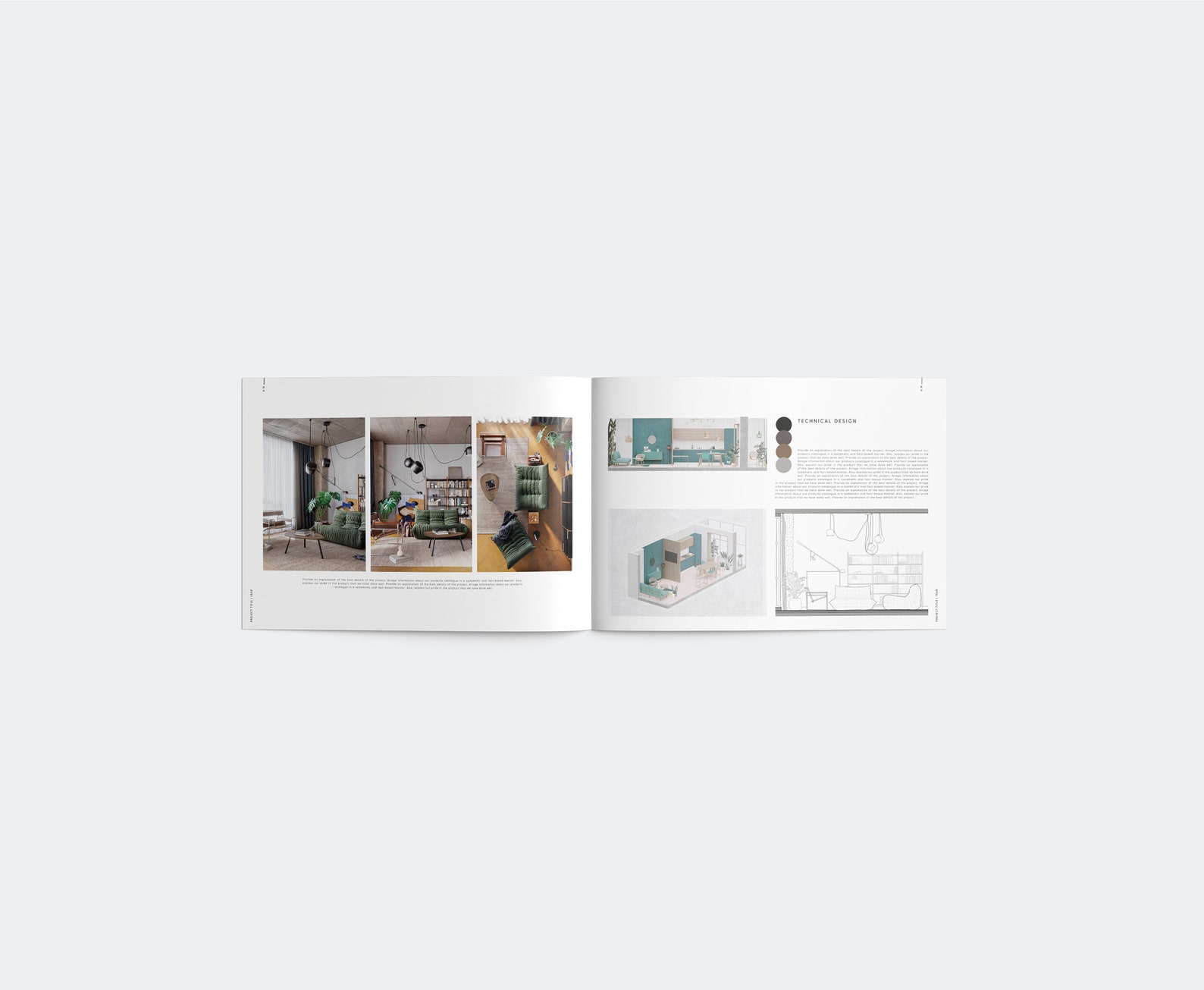 A3 Portfolio Template | Indesign Architecture Portfolio Brochure ...