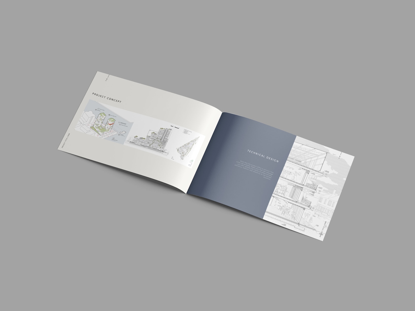 Minimalist Portfolio Template | Indesign Architecture Portfolio ...