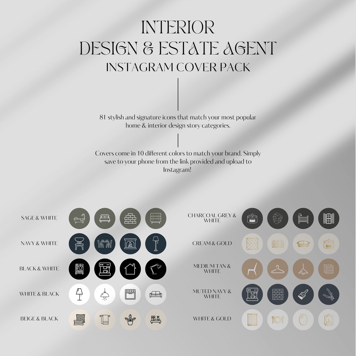 Home Renovation Instagram Highlight Covers | Construction Architecture ...