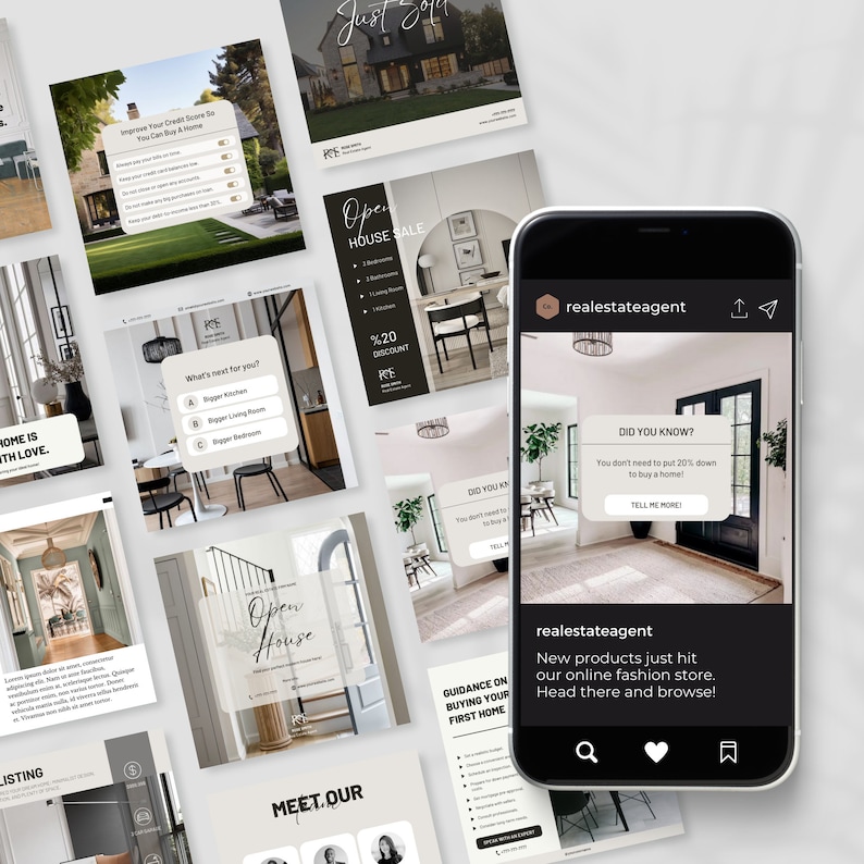 30 Real Estate Posts for Instagram Realtor Social Posts Realtor Social ...