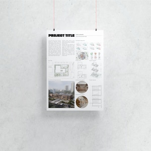 Architecture Presentation Board Templates | Photoshop & Indesign A1 ...