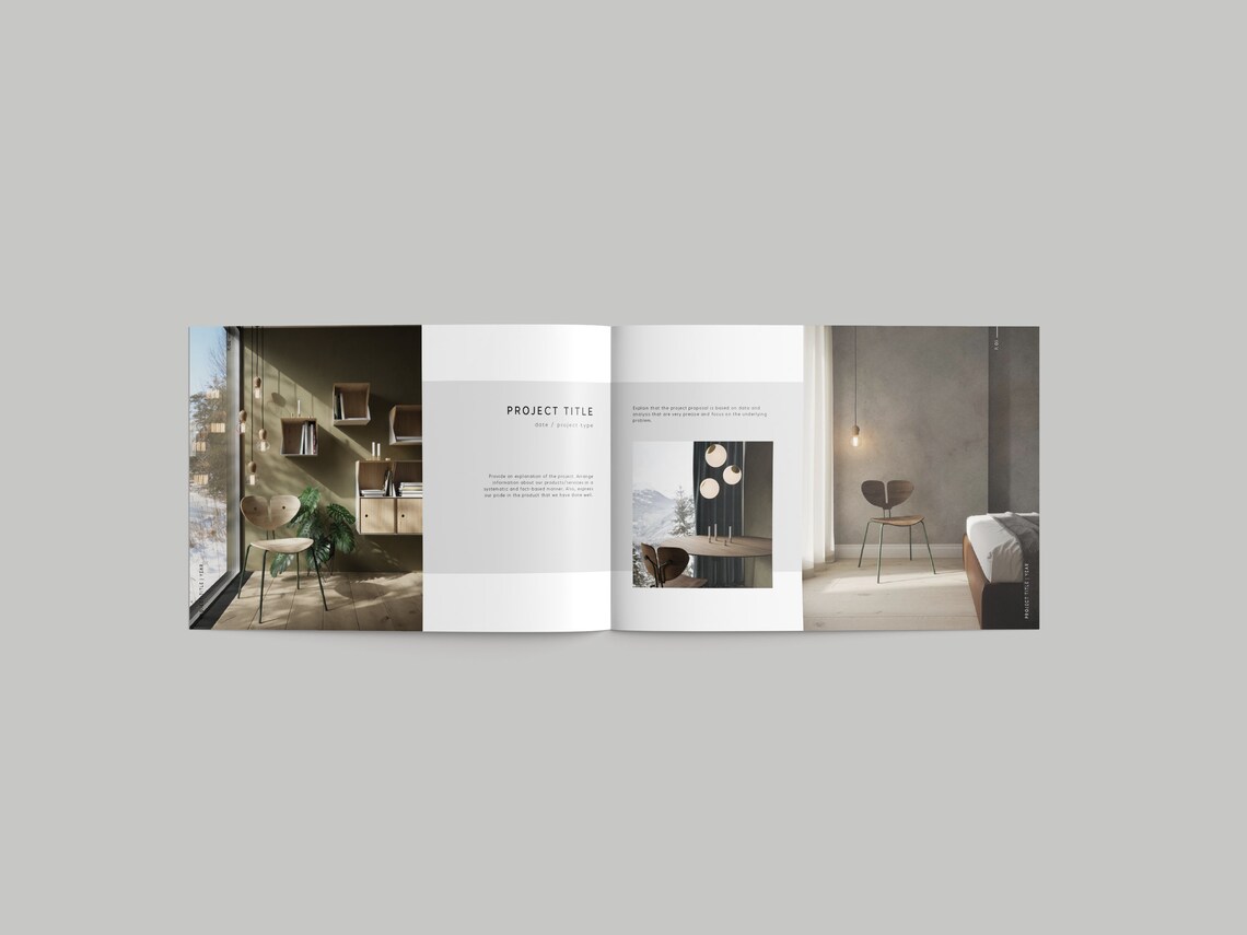 Interior Design Portfolio Template | Indesign Architecture Portfolio ...