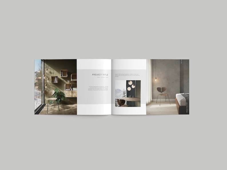 Interior Design Portfolio Template | Indesign Architecture Portfolio ...