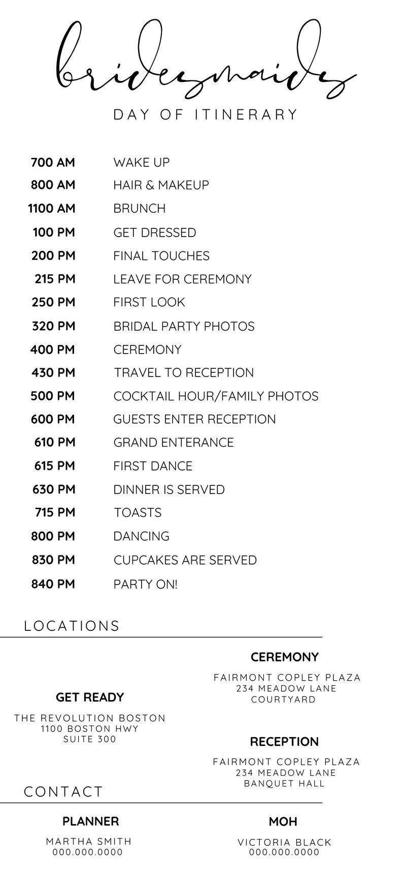 Wedding Timeline Wedding Weekend Wedding Schedule Wedding Day Timeline ...