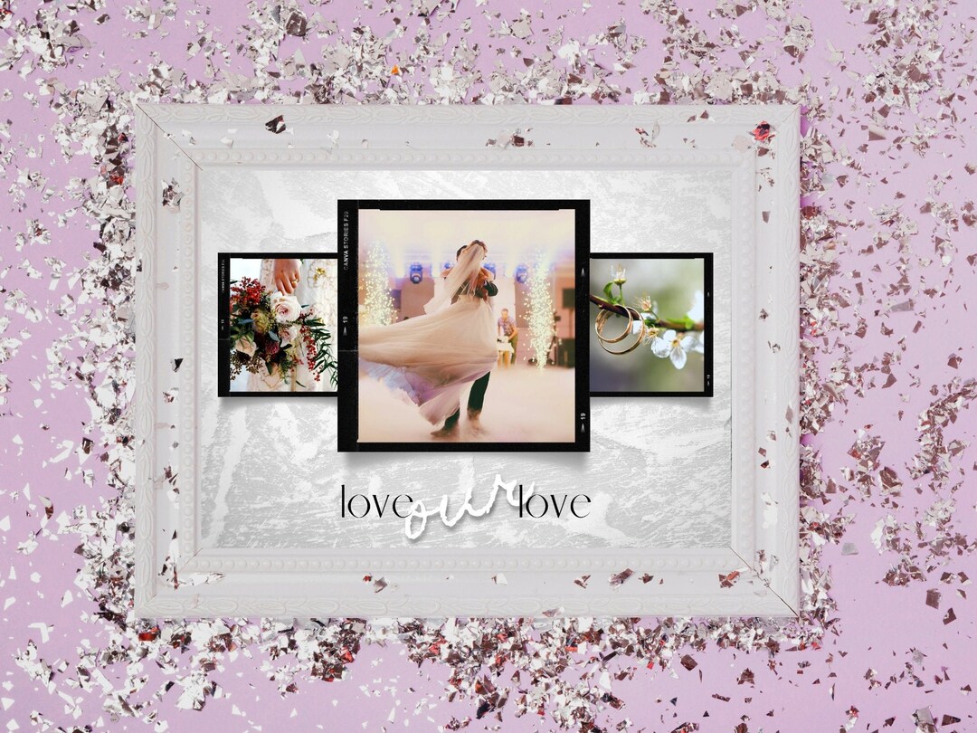 Love Our Love Printable Memory Sign Template for Lovers and Newlyweds ...