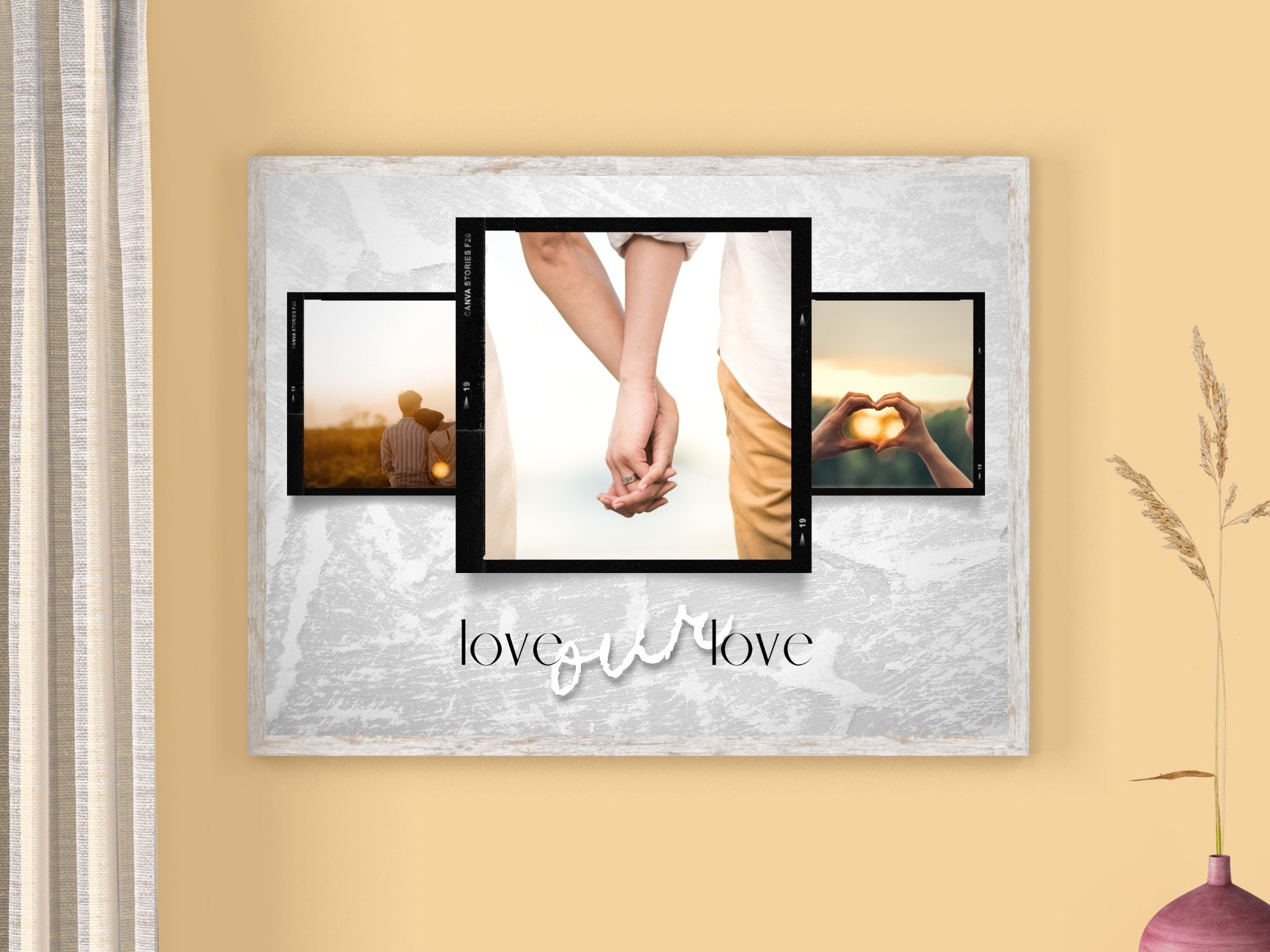 Love Our Love Printable Memory Sign Template for Lovers and - Etsy