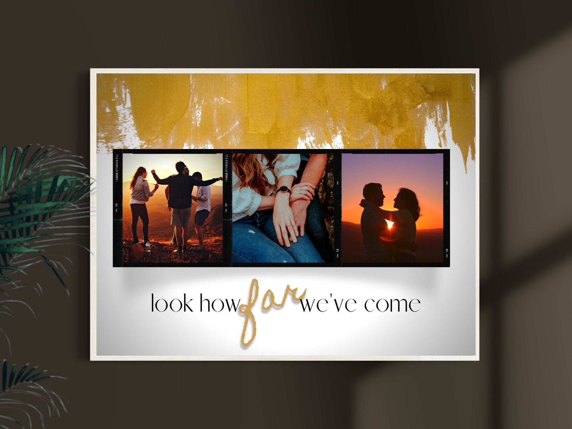 Look How Far We've Come | Printable Memory Sign Template for Lovers and ...