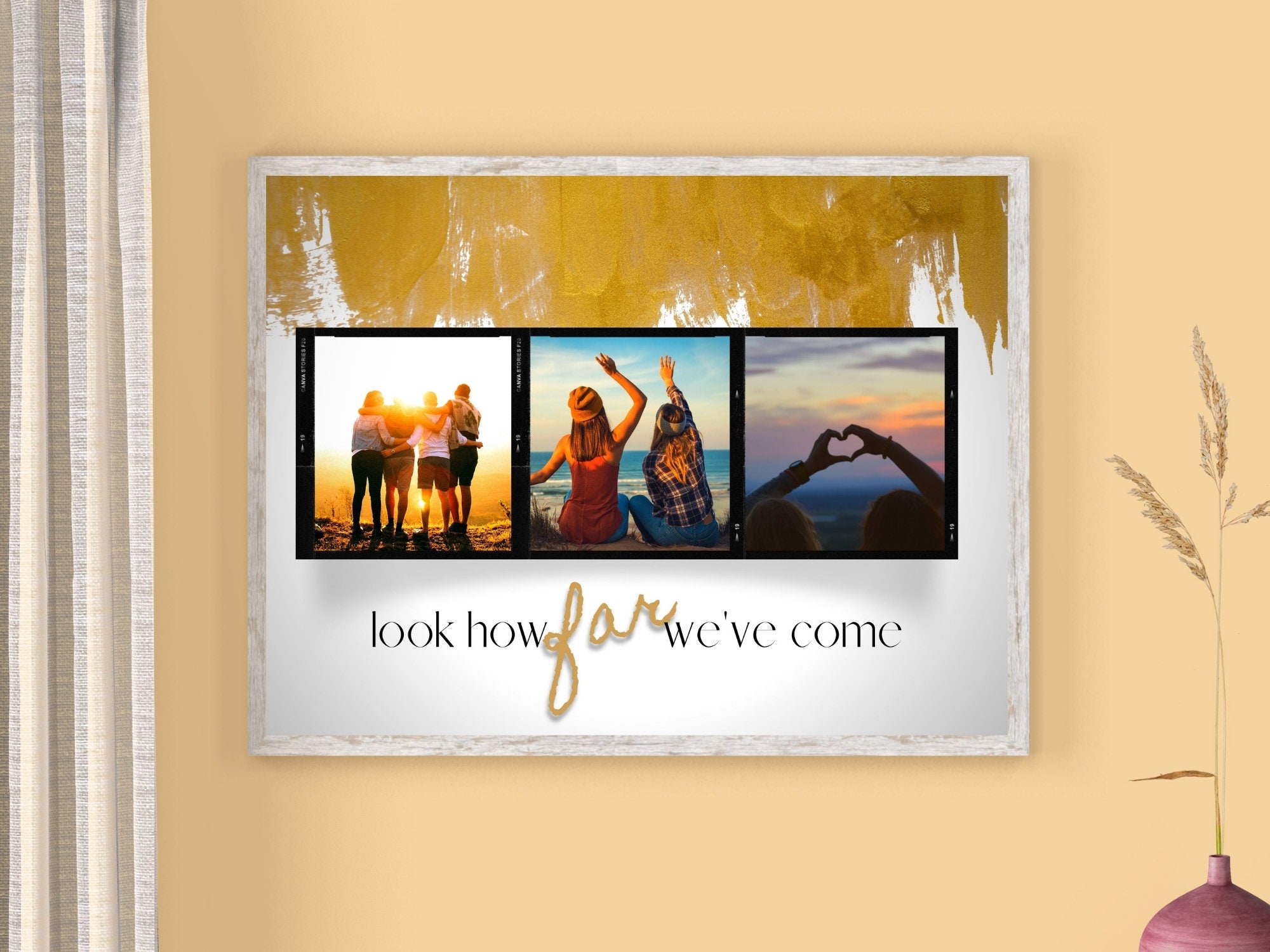 Look How Far We've Come | Printable Memory Sign Template for Lovers and ...