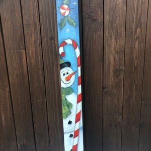 Hand Painted Interior and Exterior Christmas Decorations on Pallet Wood ...