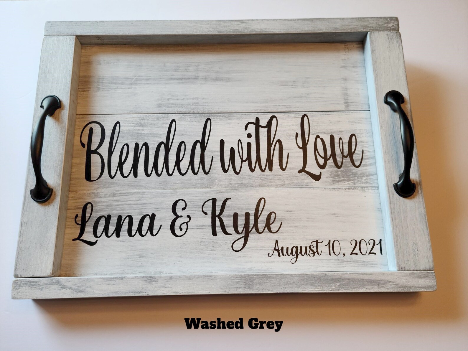 Personalized Serving Tray, Custom Tray for Wedding Anniversary Gift ...