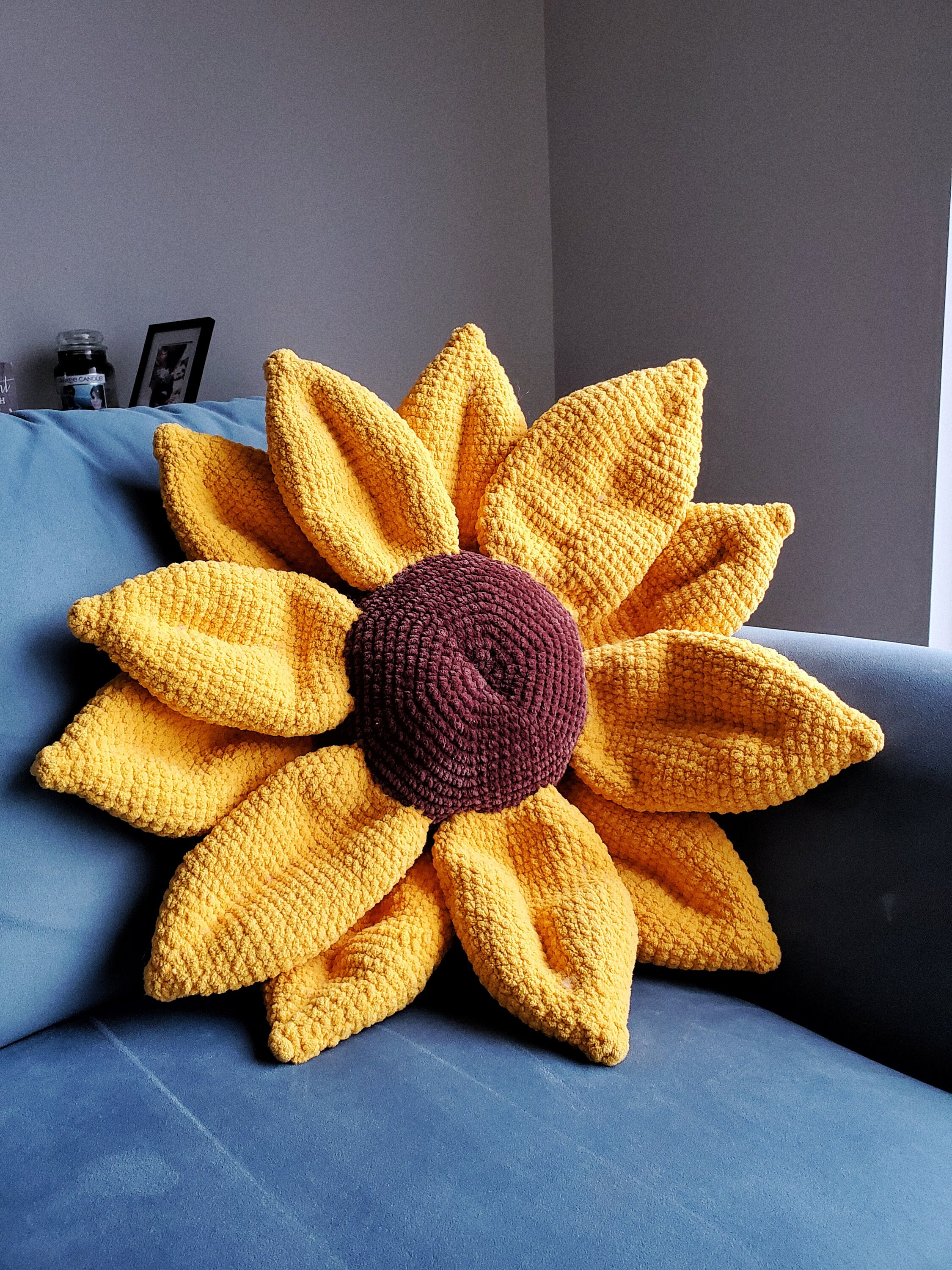 Summer Sunflower Pillow PATTERN - Etsy