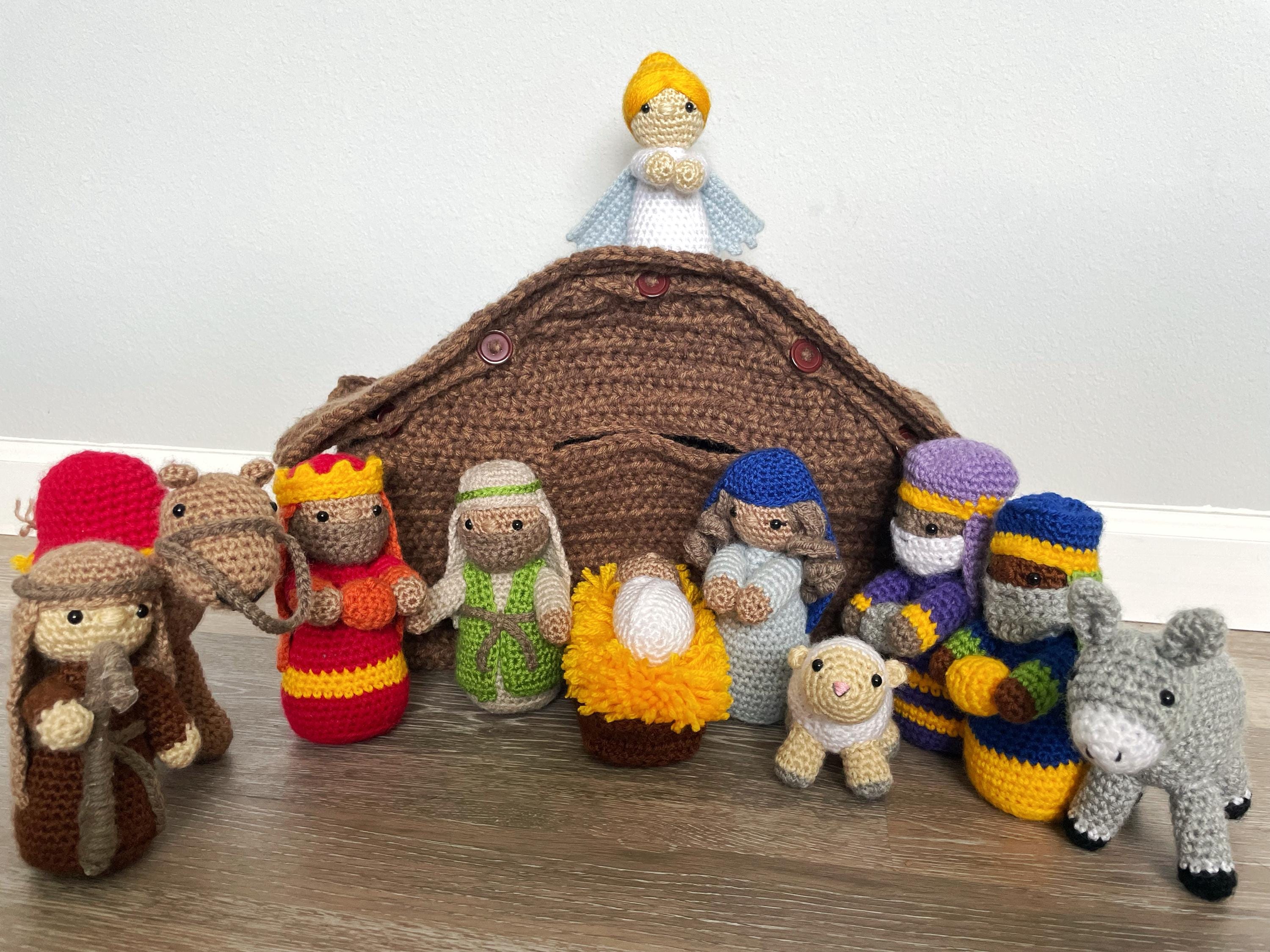 Nativity Stable Bag PATTERN - Etsy