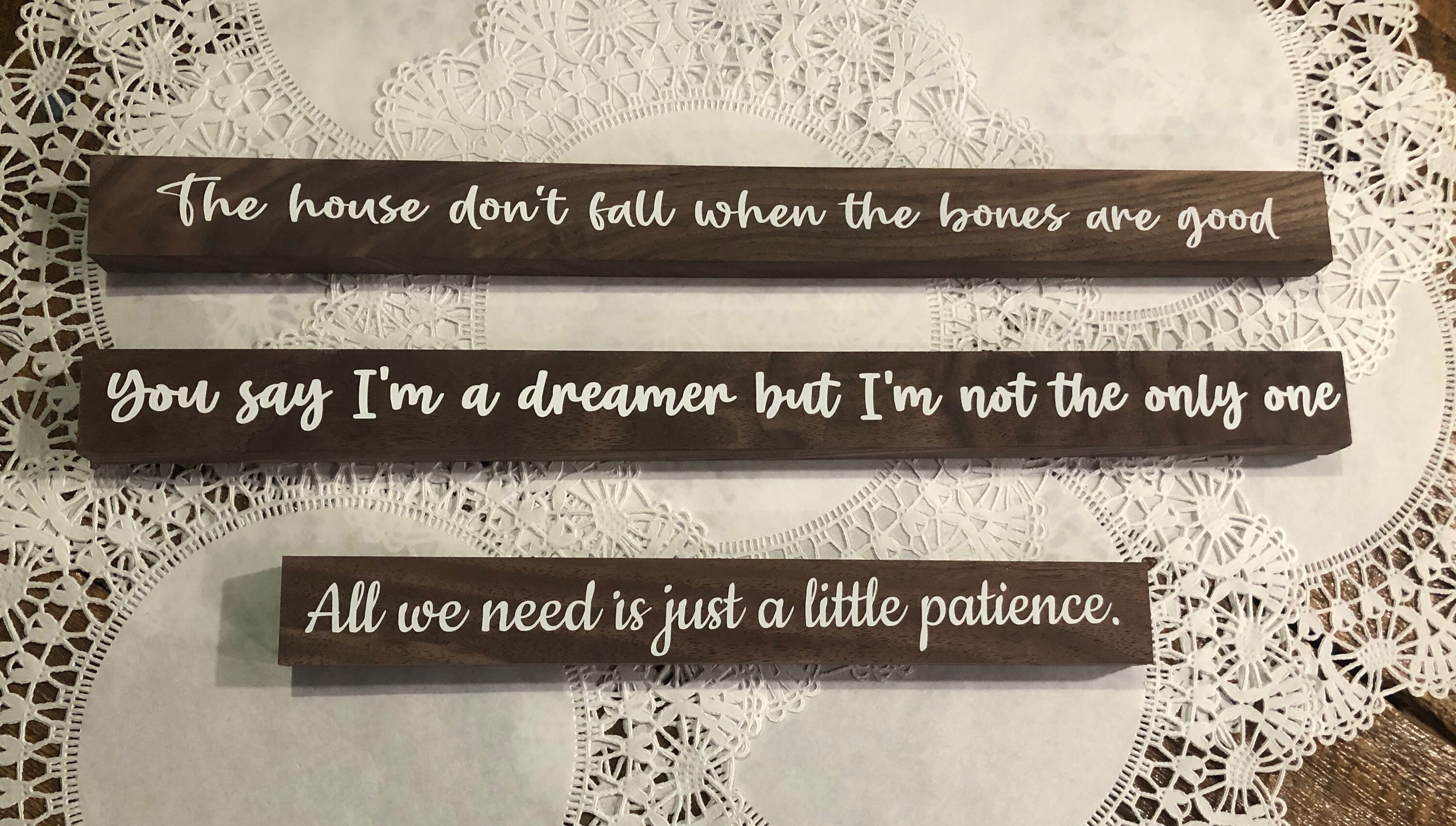 Long Skinny Wooden Signs - Etsy