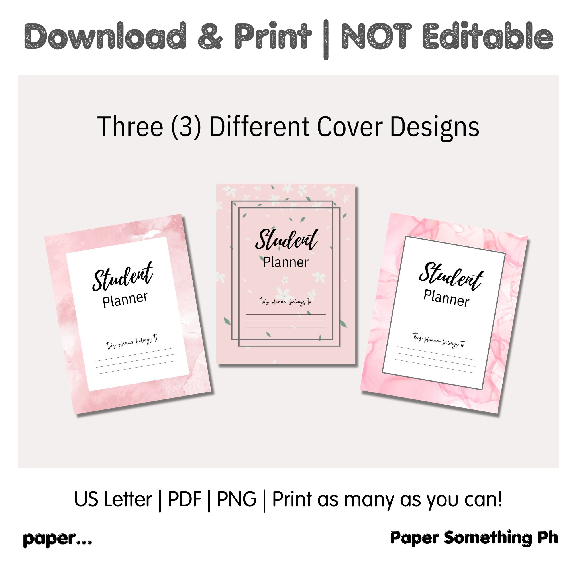 Ultimate Student Planner Bundle - Etsy