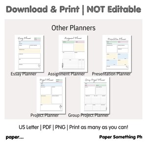 Ultimate Student Planner Bundle - Etsy