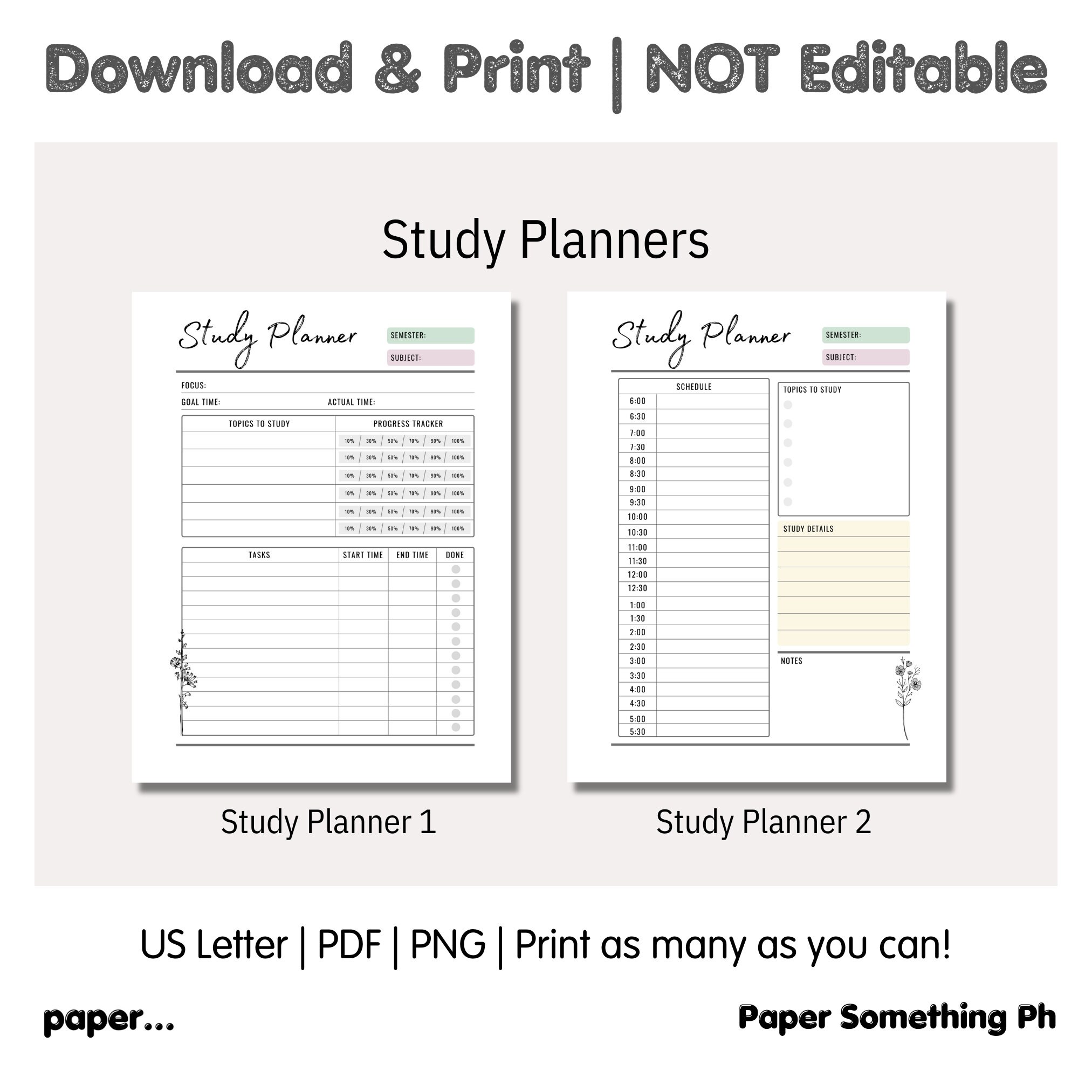 Ultimate Student Planner Bundle - Etsy