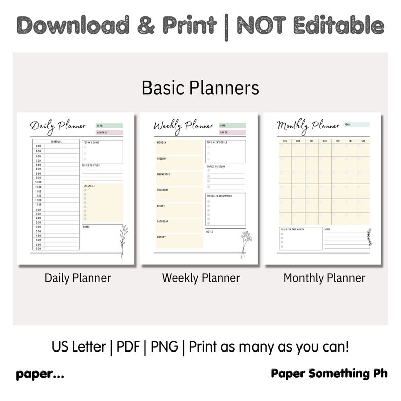 Ultimate Student Planner Bundle - Etsy