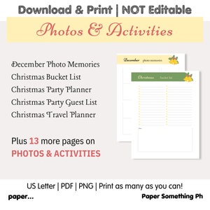 Christmas Planner Printable: Holiday Organizer (100 Pages) (PDF/PNG) - Etsy