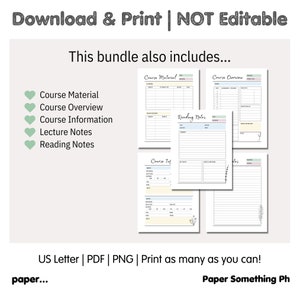 Ultimate Student Planner Bundle - Etsy