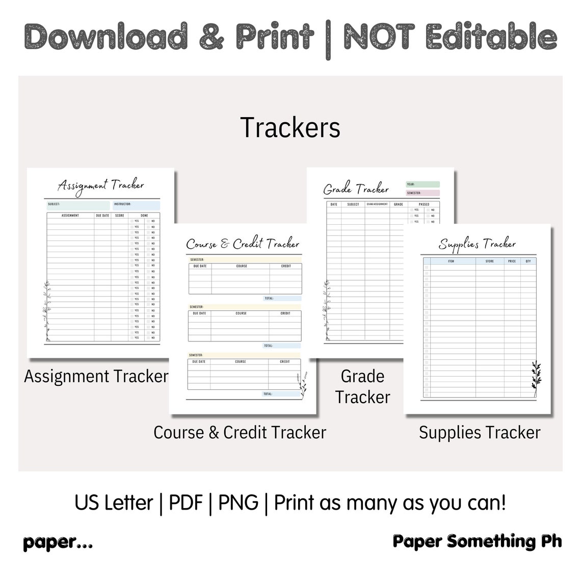 Ultimate Student Planner Bundle - Etsy