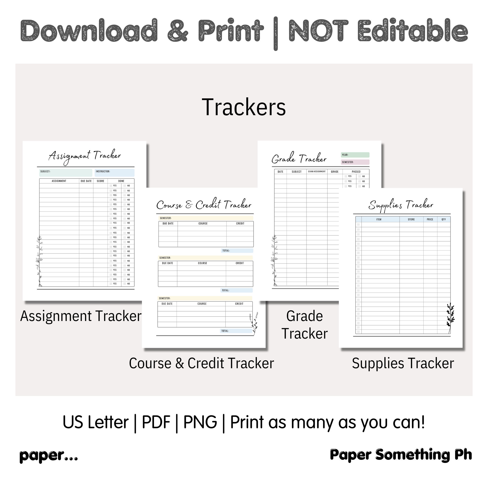 Ultimate Student Planner Bundle - Etsy