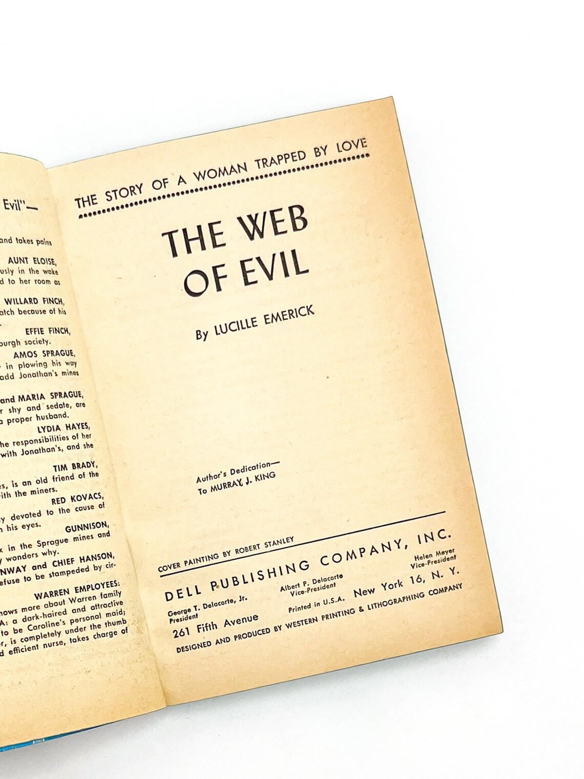 1951 First Printing of the Famed Dell Edition of Lucille Emerick's WEB ...