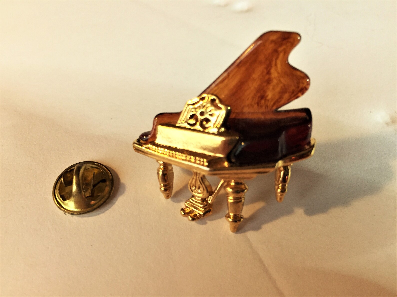 Piano Lapel Pin Pinchback Pin Avon Pin for Music Lover | Etsy