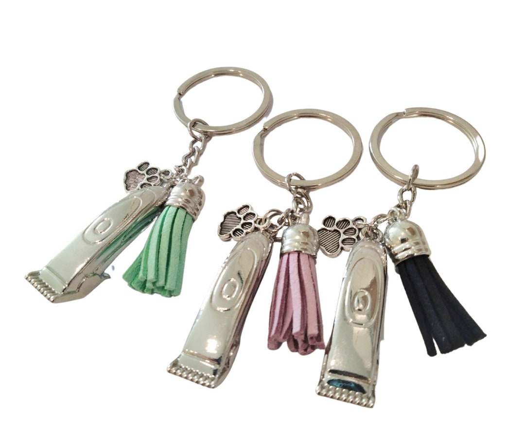Dog Groomer Clippers Keychain - Etsy