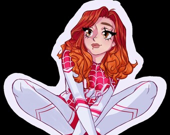 Mary Jane Watson Sticker - Etsy