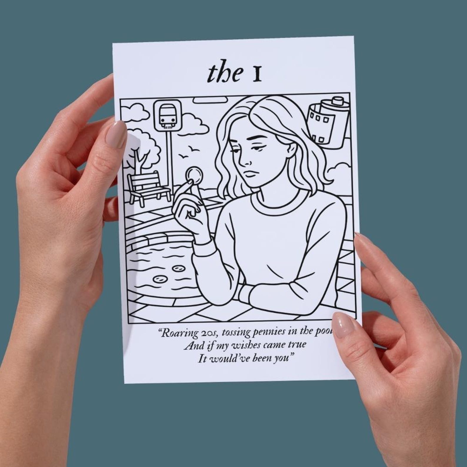 Taylor Swift Folklore Inspired Coloring Book – Printable Download ...