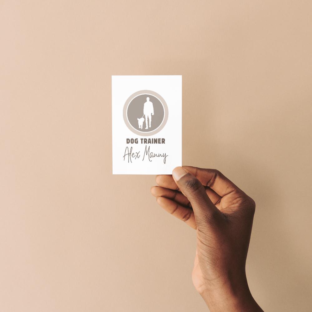 6 Dog Trainer LOGO Template Canva Editable Professional Customizable ...