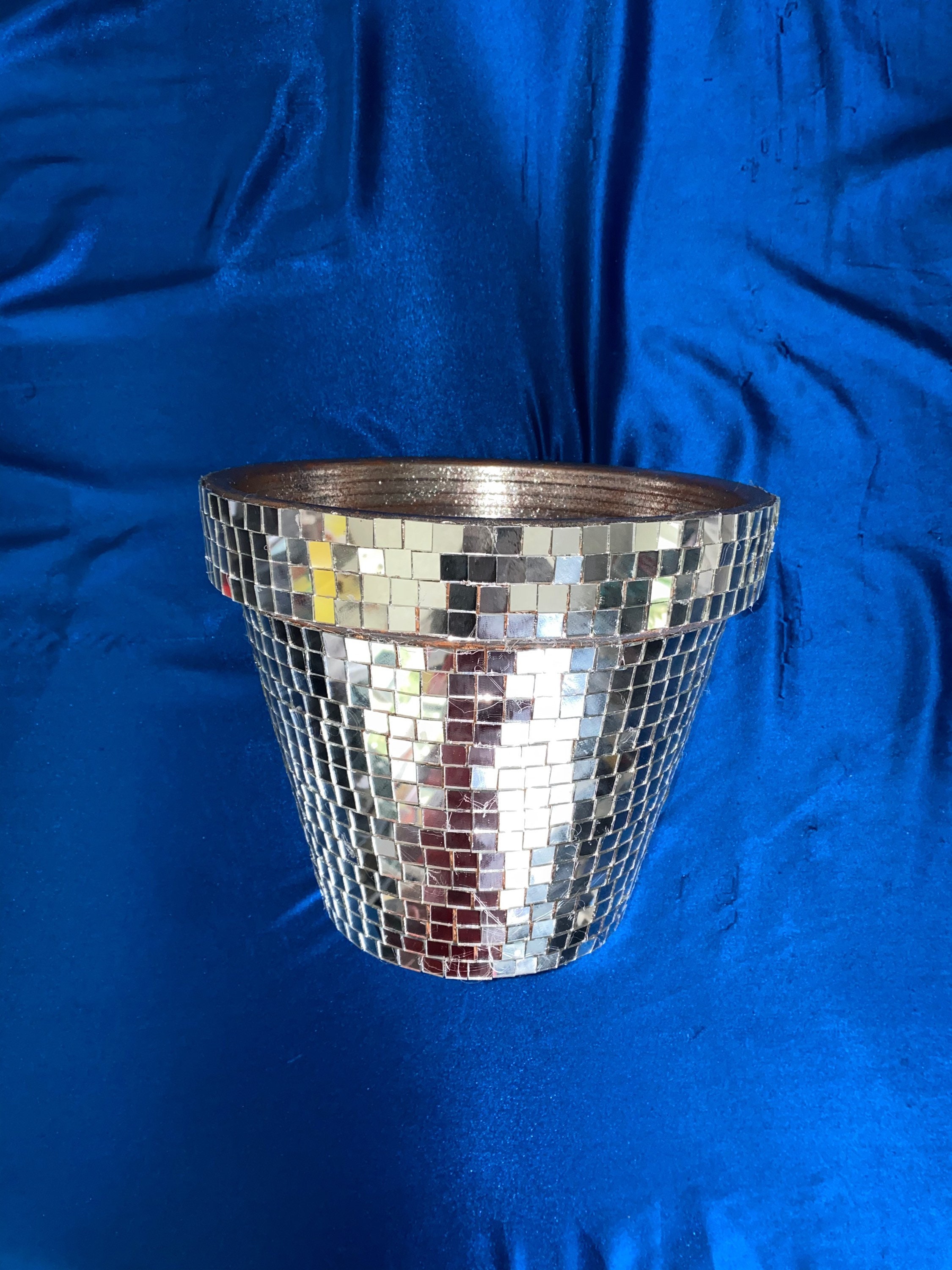Gran maceta de bolas de discoteca de jardinería - Etsy España