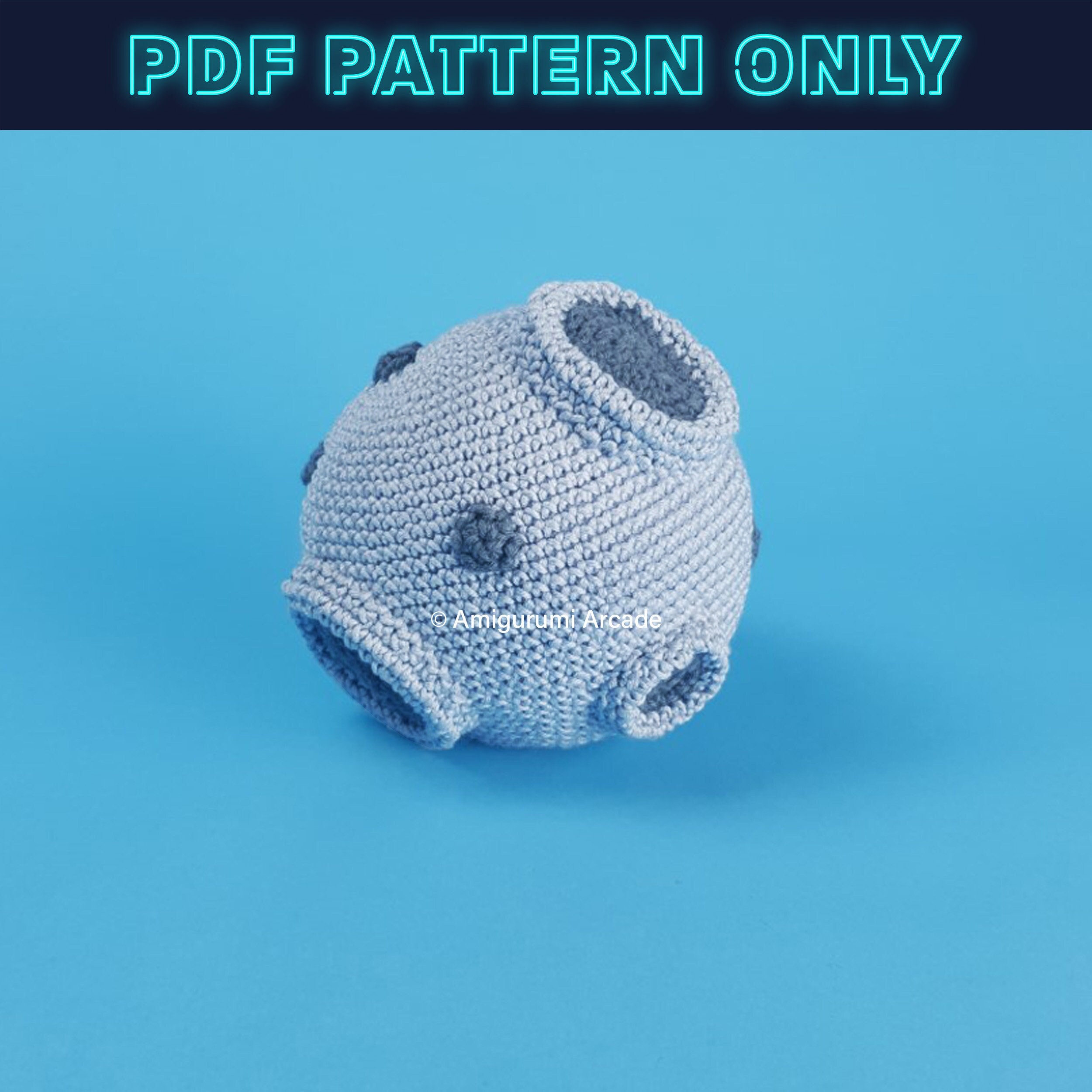 The Moon | Space Series | Crochet Pattern PDF - Etsy