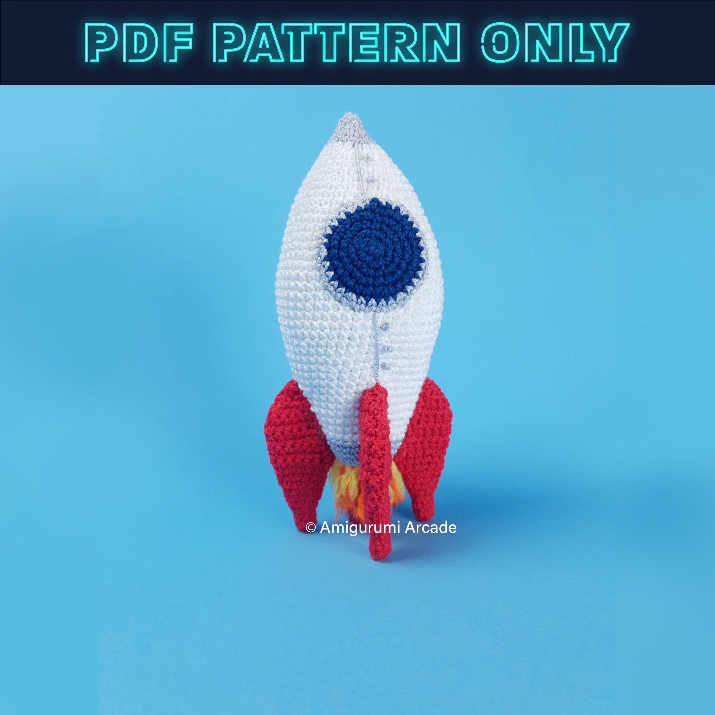 Rocket | Space Series | Crochet Pattern PDF - Etsy