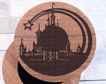 Disney Castle Proposal Box, Disneyland Wedding Ring Box, Disneyland ...