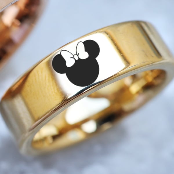 Minnie Mouse Wedding Ring - Etsy