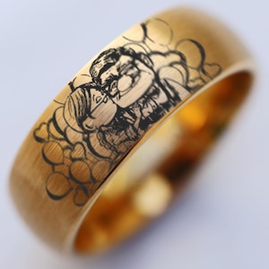 Disney up Movie Wedding Band, Disney You Are My Greatest Adventure Ring ...