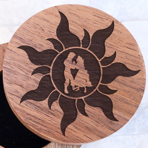 Tangled Sun Wedding Ring Box Tangled Proposal Ring Box - Etsy