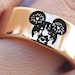 Winnie the Pooh Wedding Band, Tigger Ring, Eeyore Disney Wedding Ring ...