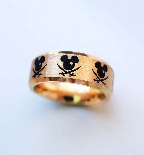 Mickey Mouse Octagonal Ring For Men By CRISLU ShopDisney, 57% OFF